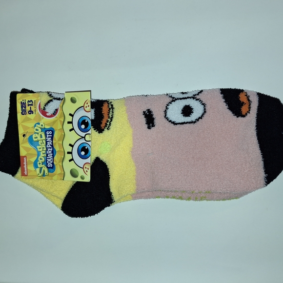 Accessories | Nnwt Spongebob Squarepants Character Fuzzy Socks | Poshmark